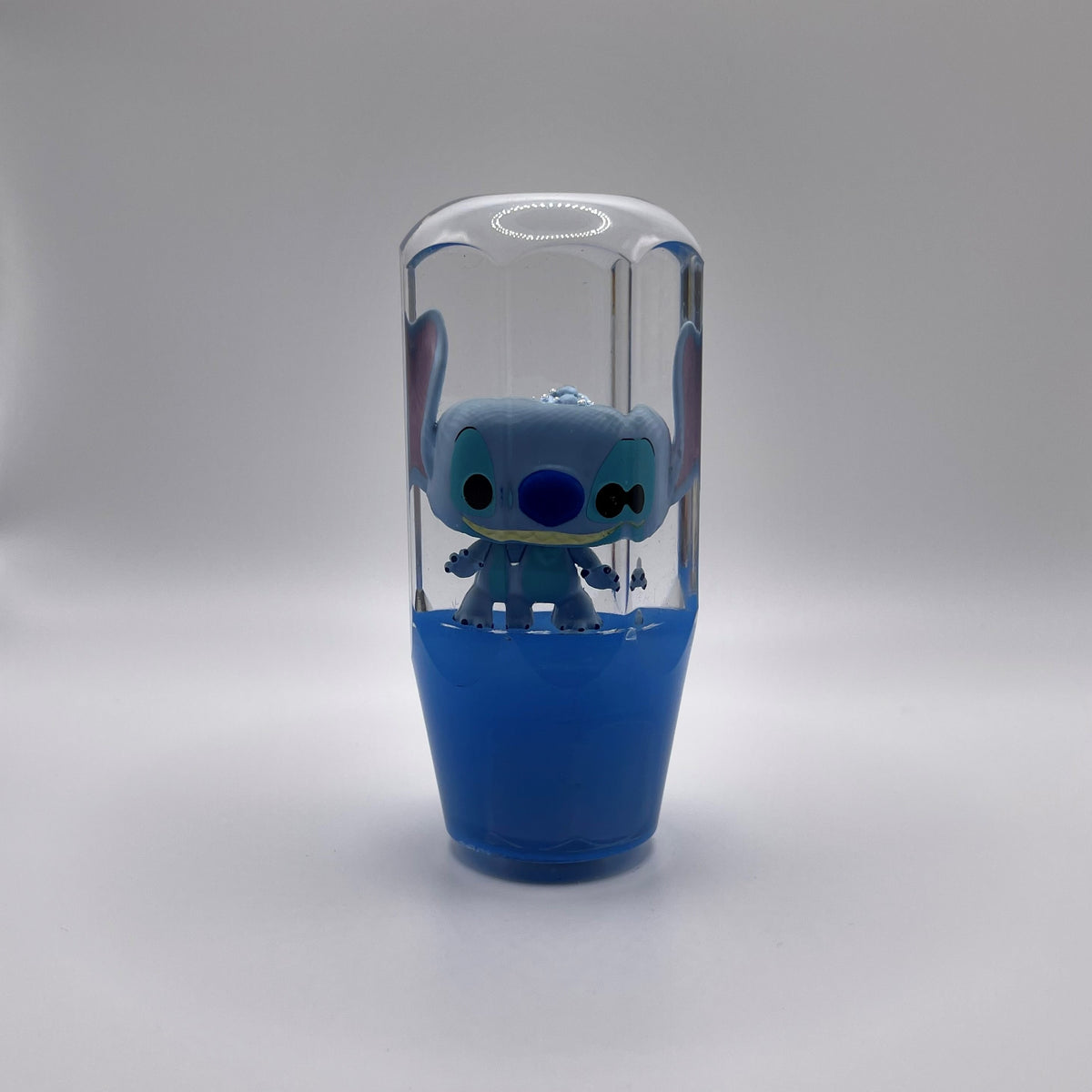 4" Shift knob with stitch and a blue base – Custom Shift